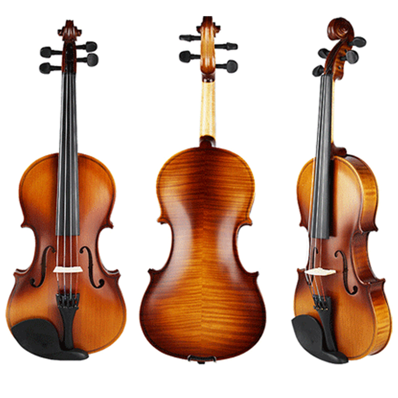 BACK FAKE FLAMED &Laminated Flamed Maple Back Violin &Polywood Spruce ...