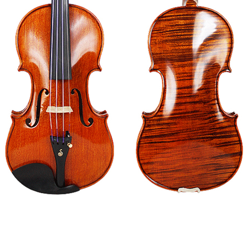 One-Piece Flame European Maple Back Violin CV1418OP - Buy Violin, Maple ...